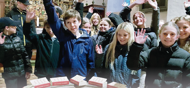 5-stjerne-konfirmander i Vorupør Kirke – 5-stjerne-pastoratet